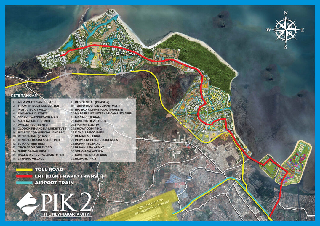 fasilitas pik2 - Pantai Indah Kapuk 2